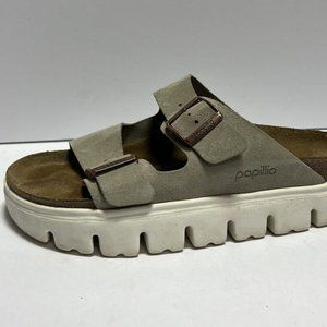 Papillio | Shoes | Papillio Womens Arizona Platform Sandal Taupe Suede ...